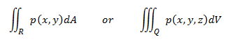 Multivariate Calculus: Center of Mass - Double and Triple Integration