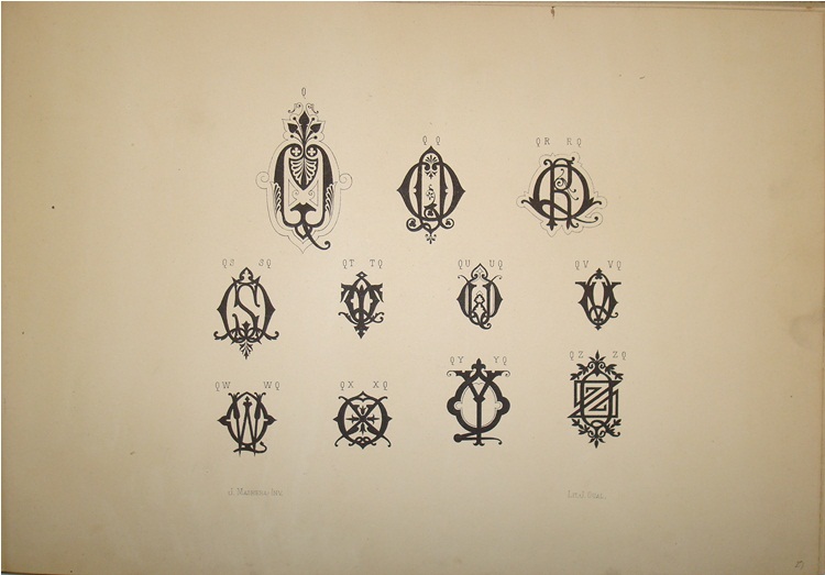 BIBLIOTYPES: Monogramas