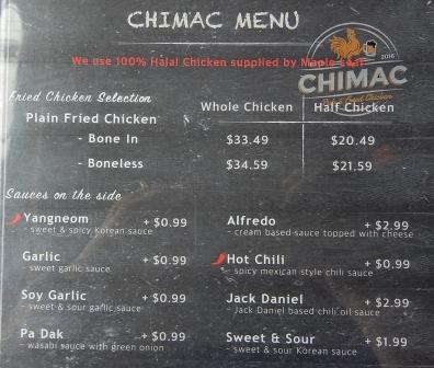 Teena in Toronto: Chimac Pub & Fried Chicken, Toronto, ON