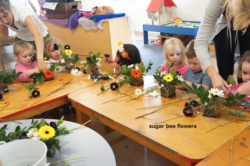 Sugar Bee Flowers: Flower arrangement for the kids