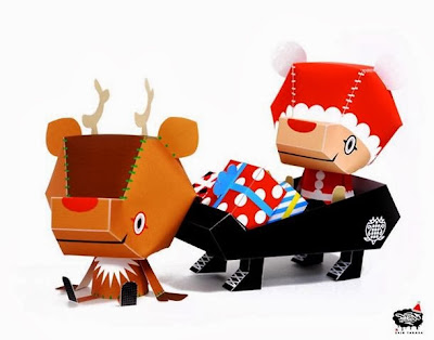 Shin Tanaka's Santa Claus Papercraft | Papercraft Paradise ...