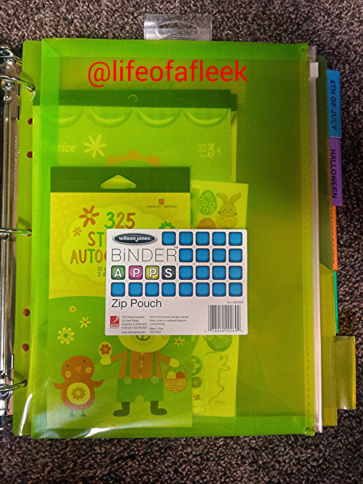 Life of a Fleek: Sticker Binder