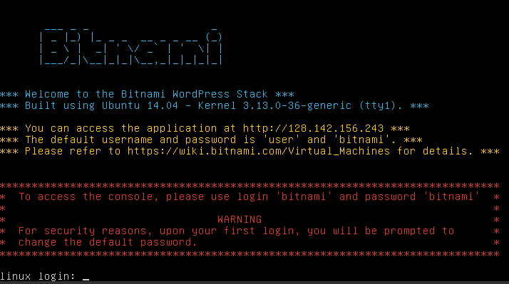 OpenStack in Production - Archives: Using bitnami images with OpenStack