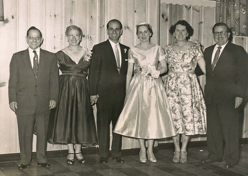 Rooted in Elizabeth: Wedding Bells 1955 : Dixon and Traina