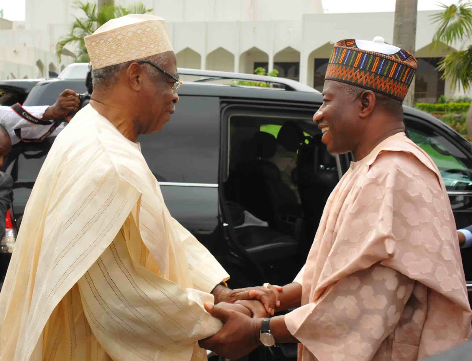 Nigeria Today: Photos: TY Danjuma visits President Jonathan