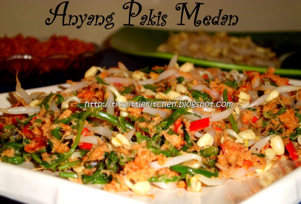Tita's Little Kitchen: Anyang Pakis Medan