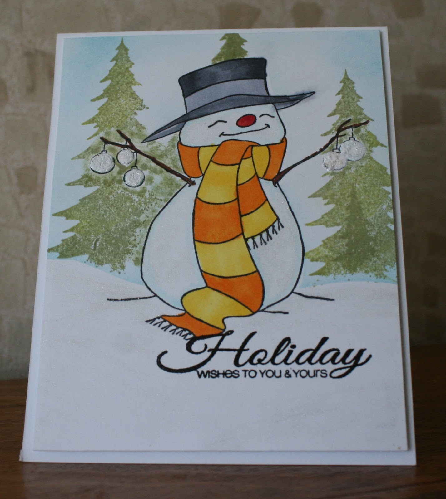 ScrapsByGracie: Online Card Classes: Holiday Style Lesson 3