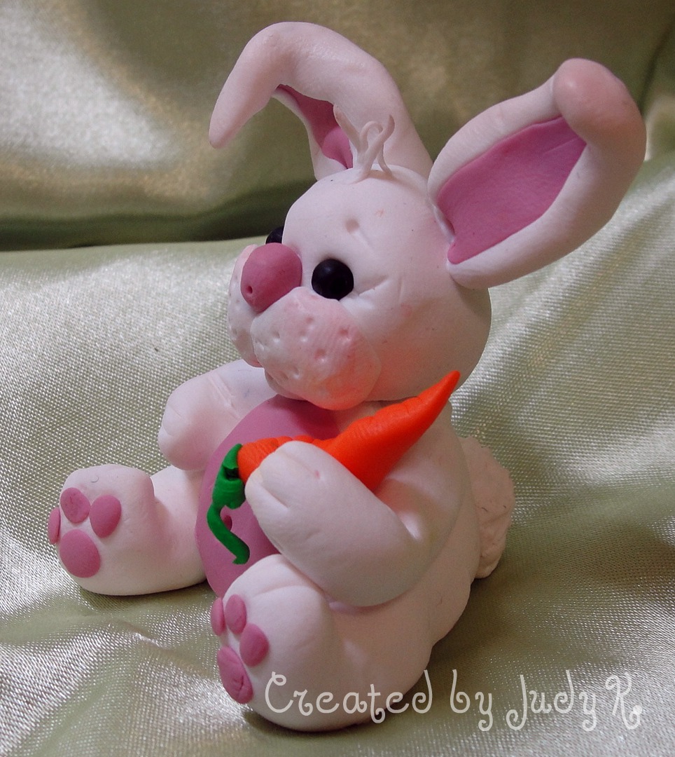 Abbylicious: Sweet Polymer Clay Bunny