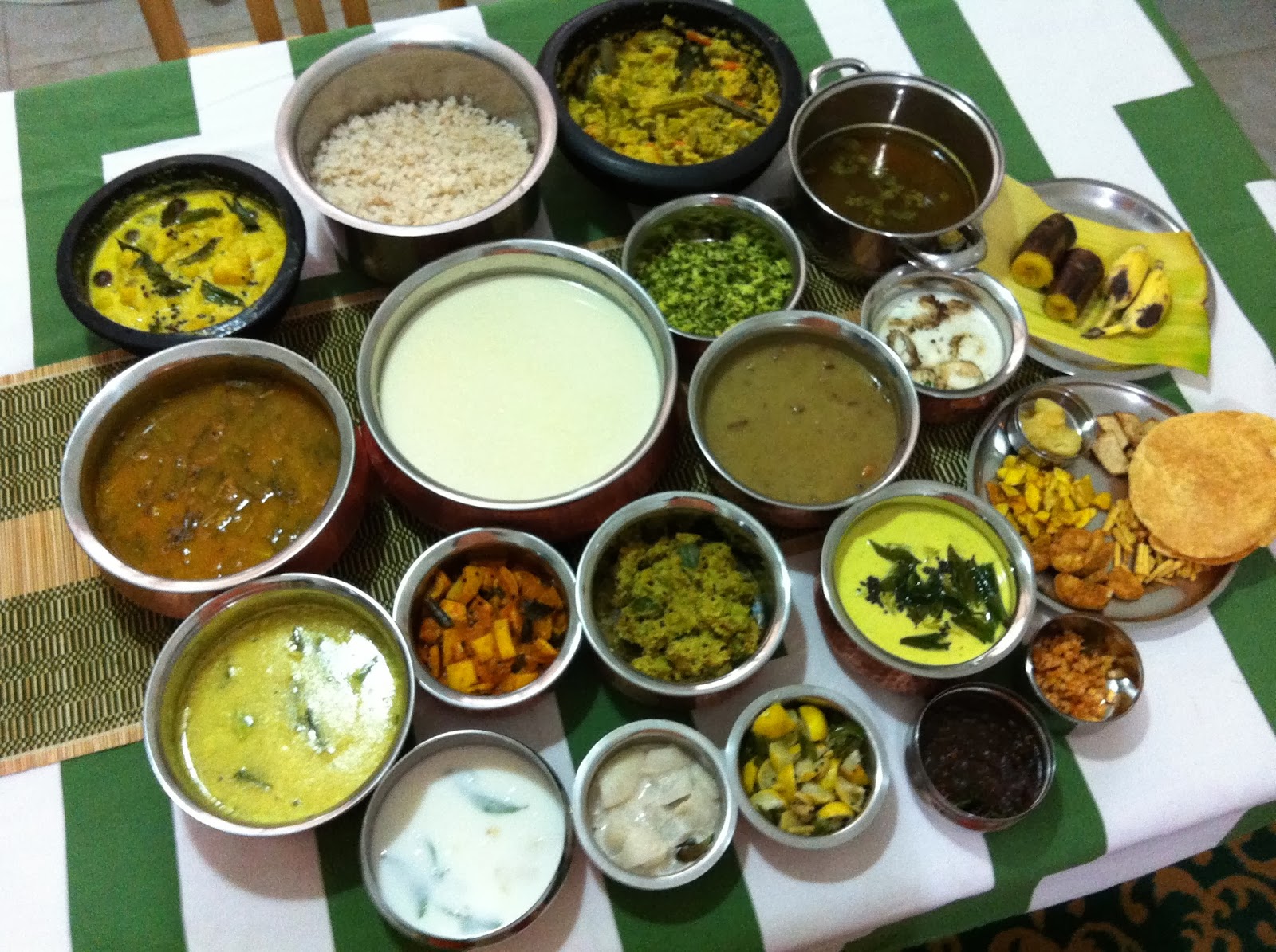 Paakam: TIPS FOR A HOME MADE KERALA SADYA