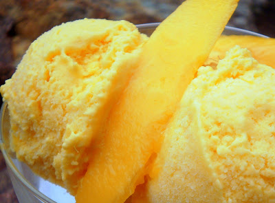 Around the World - in favorite recipes: Mango Icecream