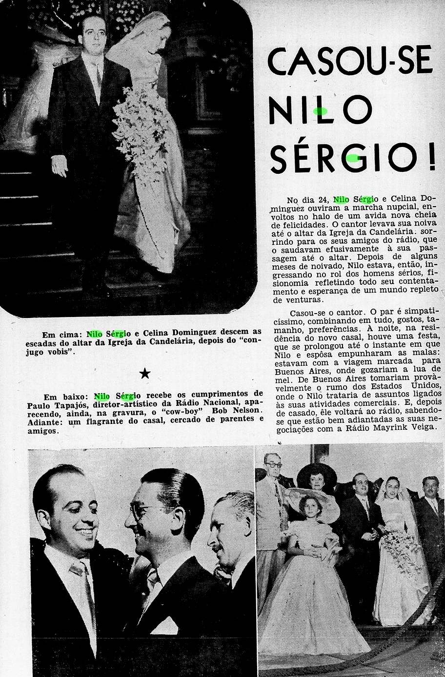Brazilian Pop 1934-1964: NILO SERGIO, singer, band-leader, CEO