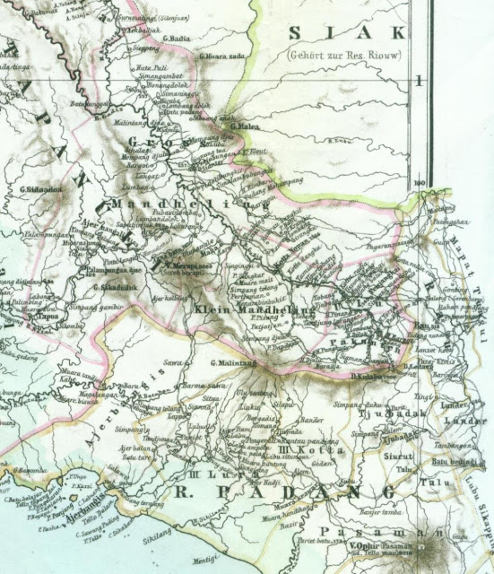 Koleksi Tempo Doeloe: Peta kuno Area Tapanuli / Batak dari kaum ...