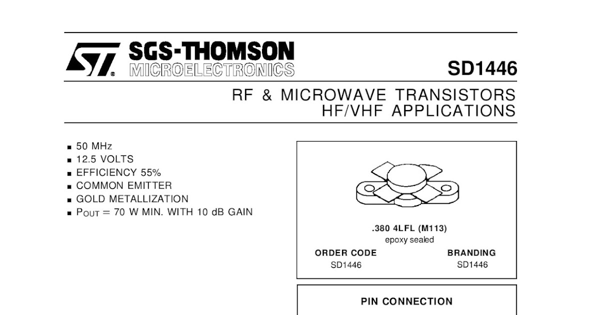 L I C O T E L E C O M : Transistor SD1446