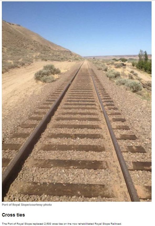 Big Bend Railroad History: Royal Slope Rail Line Set To Serve Shippers