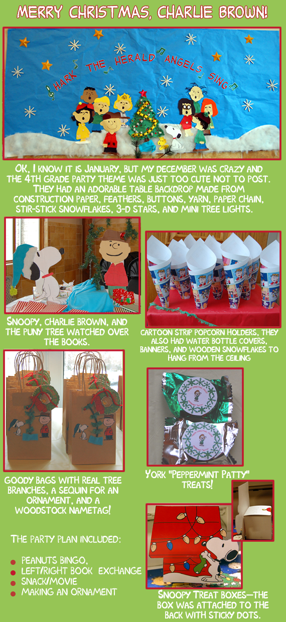 IHM Indy Room Mom Resource: Merry Christmas Charlie Brown