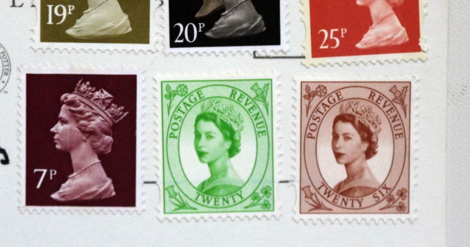 Mail Adventures: Six Royal Stamps on a Single Postcard