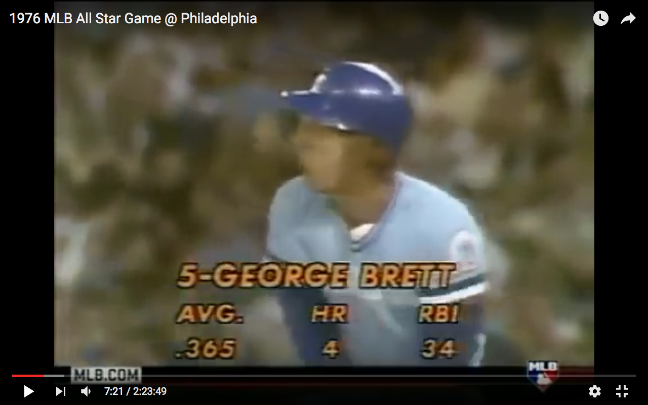 Phungo: ANNIVERSARY: George Brett Sets Record for Consecutive 3-Hit Games