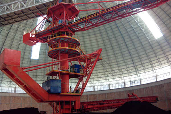 Weihua Cranes: Scraper-type Circular Stockyard Reclaimer