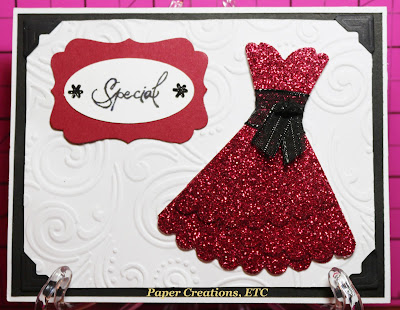 Paper Creations, ETC: Little Red Dress