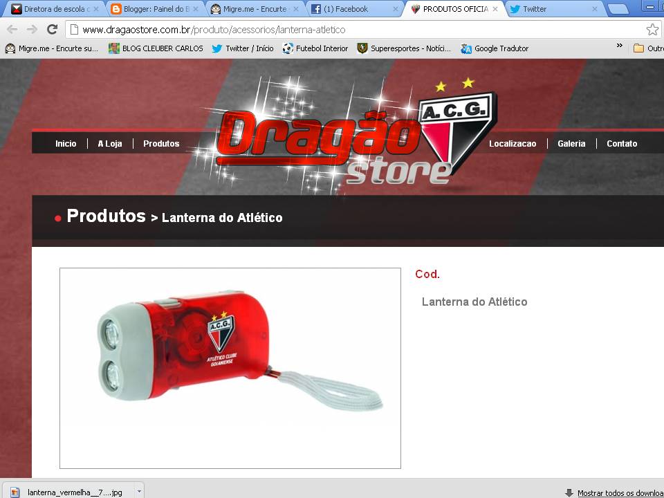 BLOG DO CLEUBER CARLOS: Atlético GO Coloca Lanterna á Venda em Loja de ... BLOG DO CLEUBER CARLOS: Atlético GO Coloca Lanterna á Venda em Loja de ...