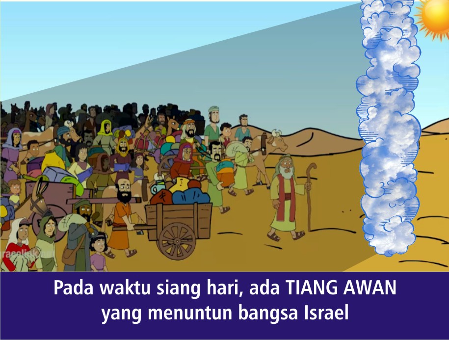 Komik Alkitab Anak: Tiang Awan dan Tiang Api
