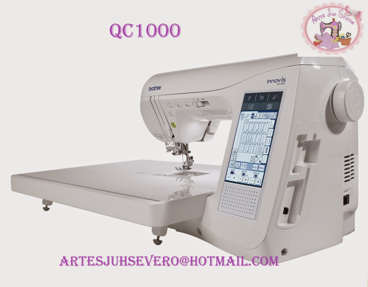 Artes Juh Severo !: Maquina de costura Brother QC1000