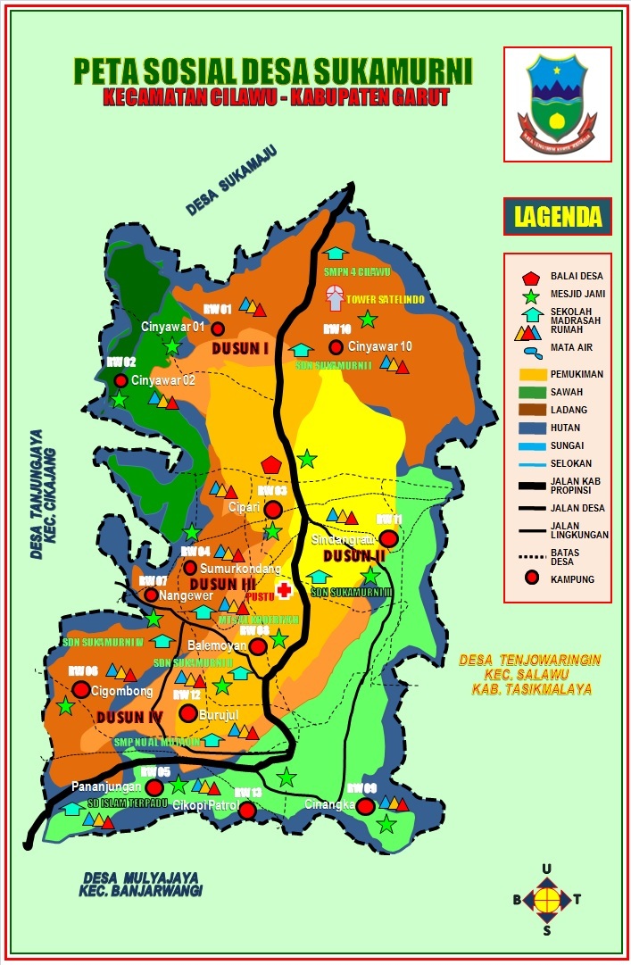 Letak Geografis Desa Sukamurni - Desa Sukamurni