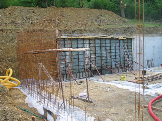 Notre Maison Ossature Bois Bioclimatique: mur banché suite