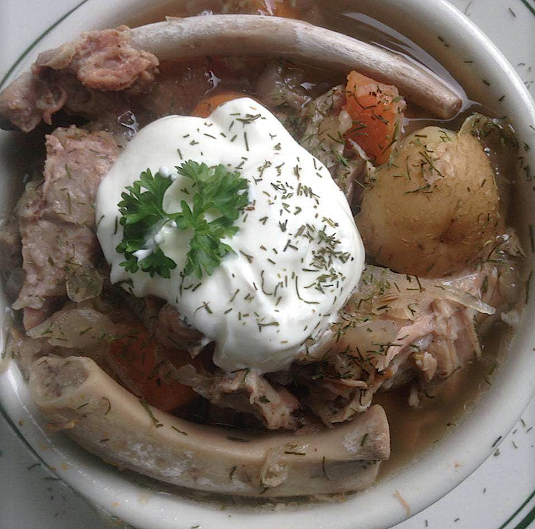 Kitchen Bounty: Pork Spare-Rib Soup with Sauerkraut and Vegetables ...