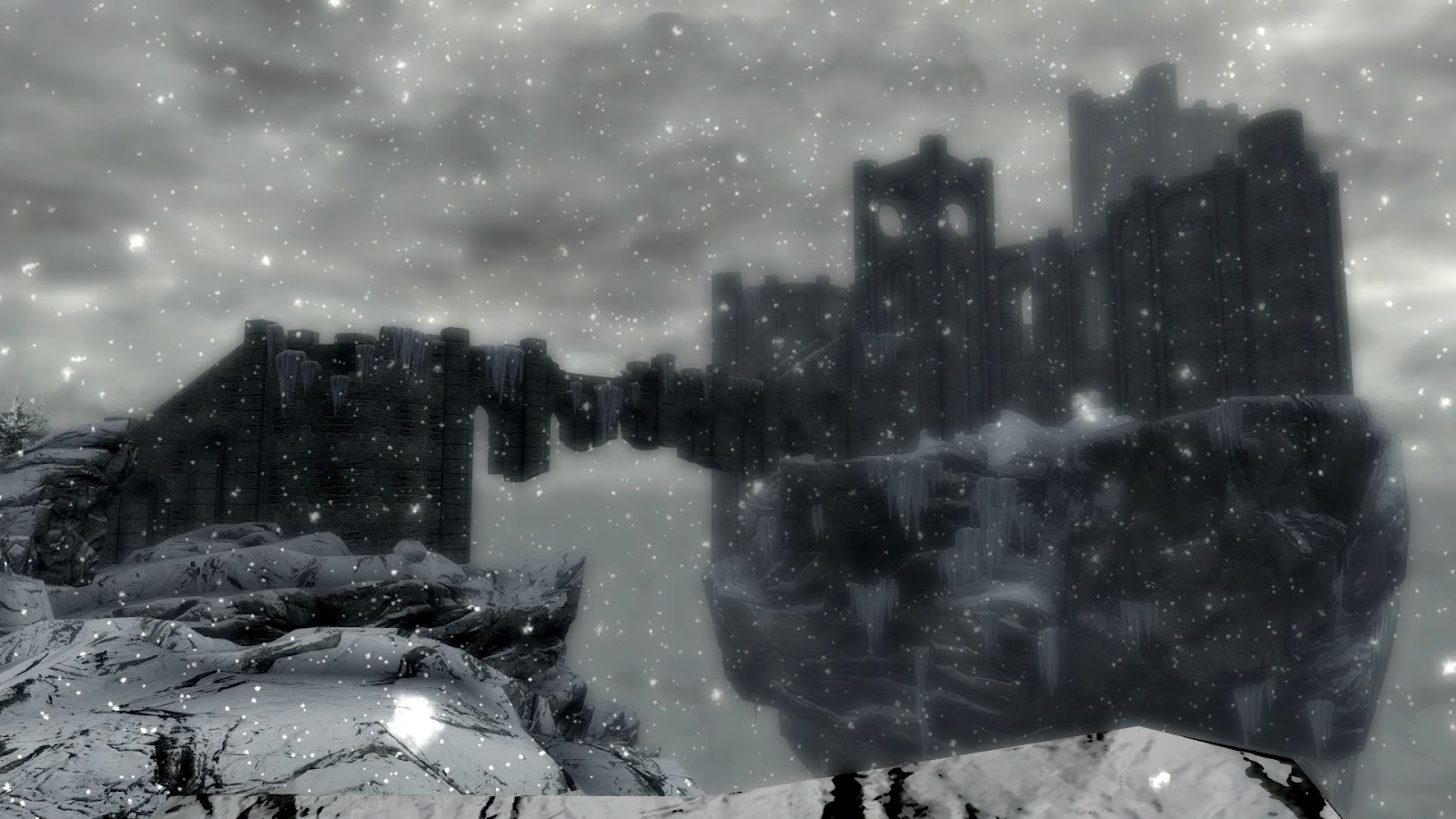 Hi.Def.Walls: Skyrim - Winterhold Mage's College