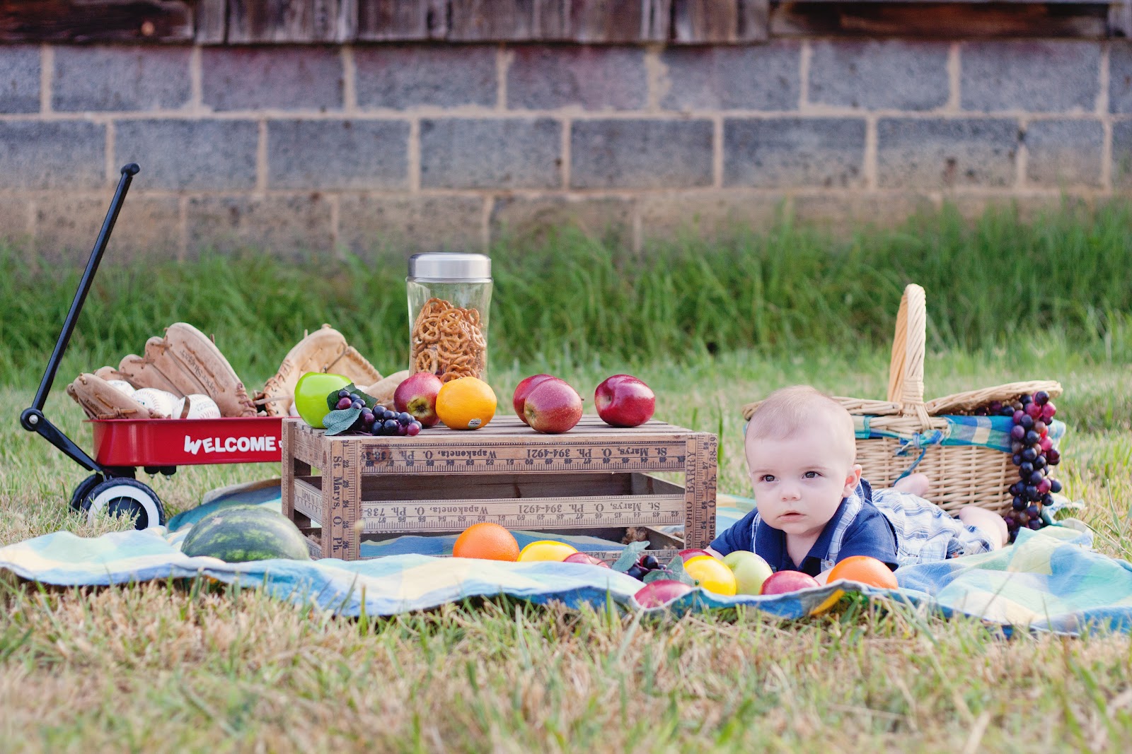 Jenne's Just Fabulous Journal: Owen's 6 month Watermelon Wagon ...
