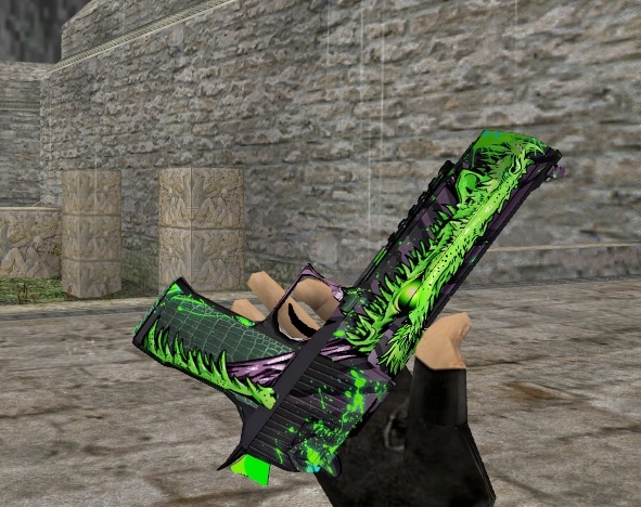 Skin Desert Eagle - Drago Green (CS:GO) HD para CS 1.6 - CS Revo!