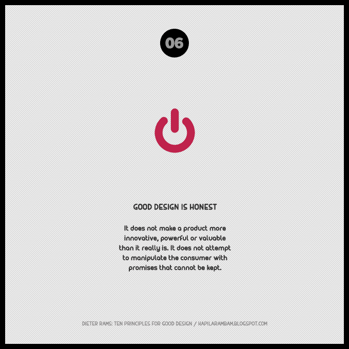 Dieter Ram’s 10 Principles of Good Design