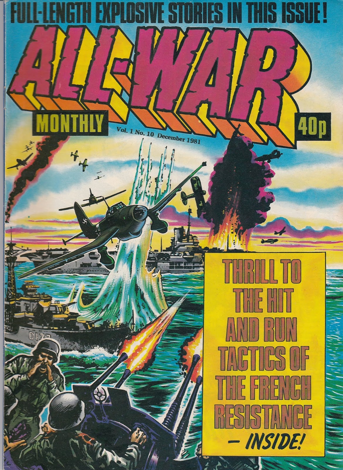 Boys Adventure Comics: All-War monthly - the next 5 issues