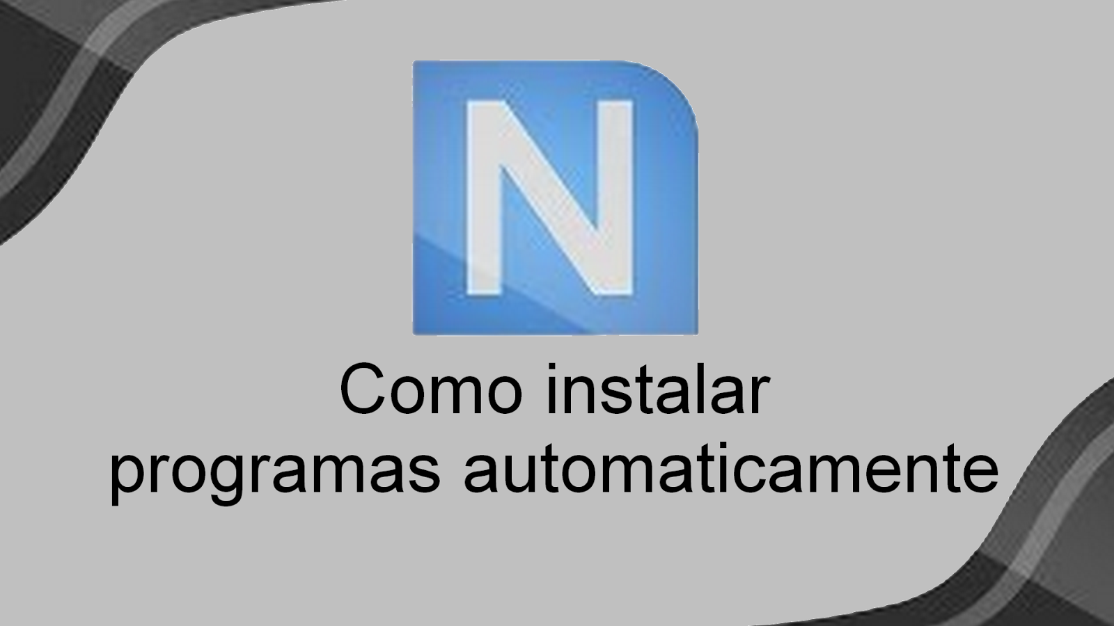 Como instalar programas automaticamente ~ MiguelDuartePereira