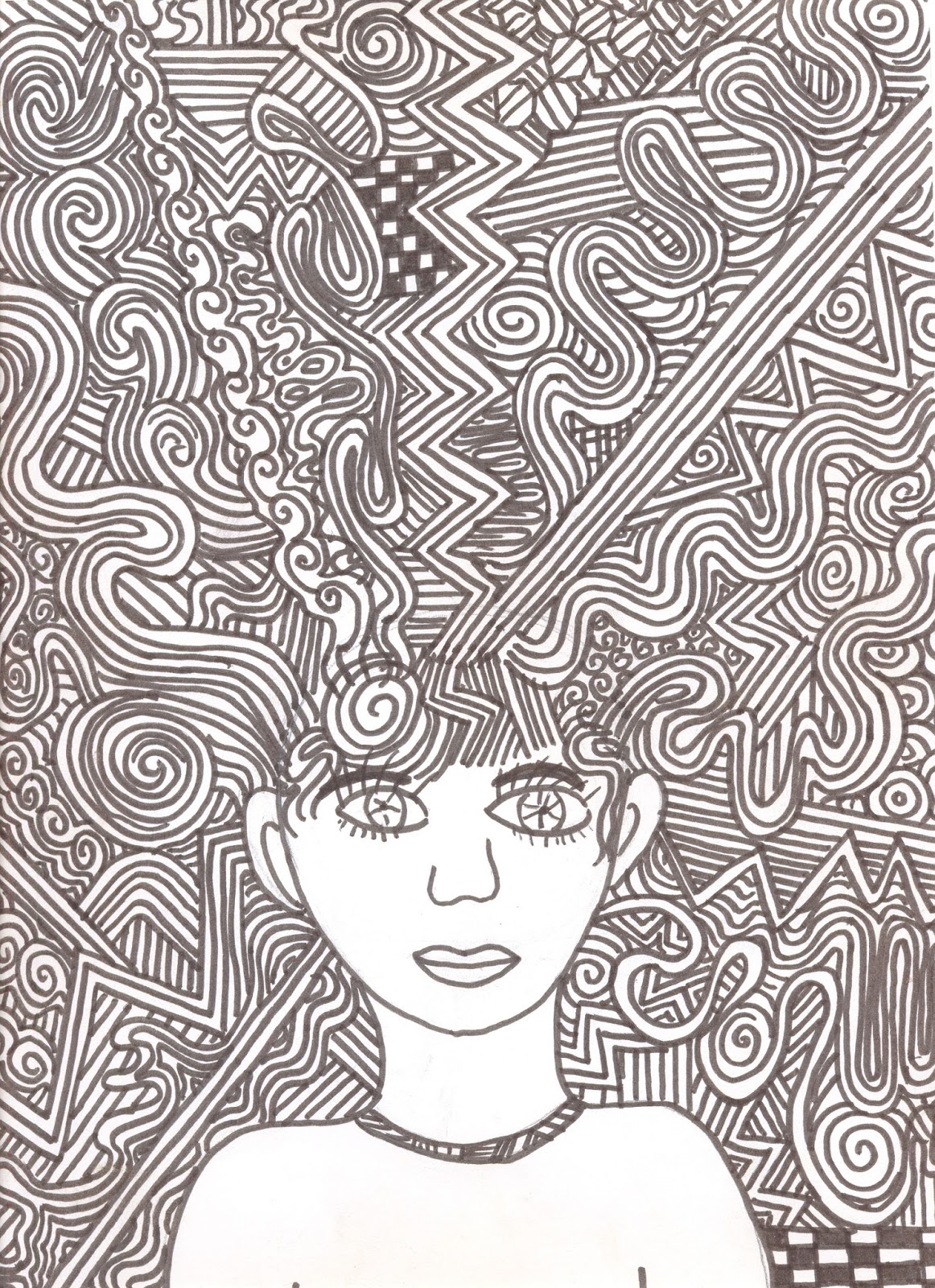 The Art Smart Art Teacher: Bad Hair Day