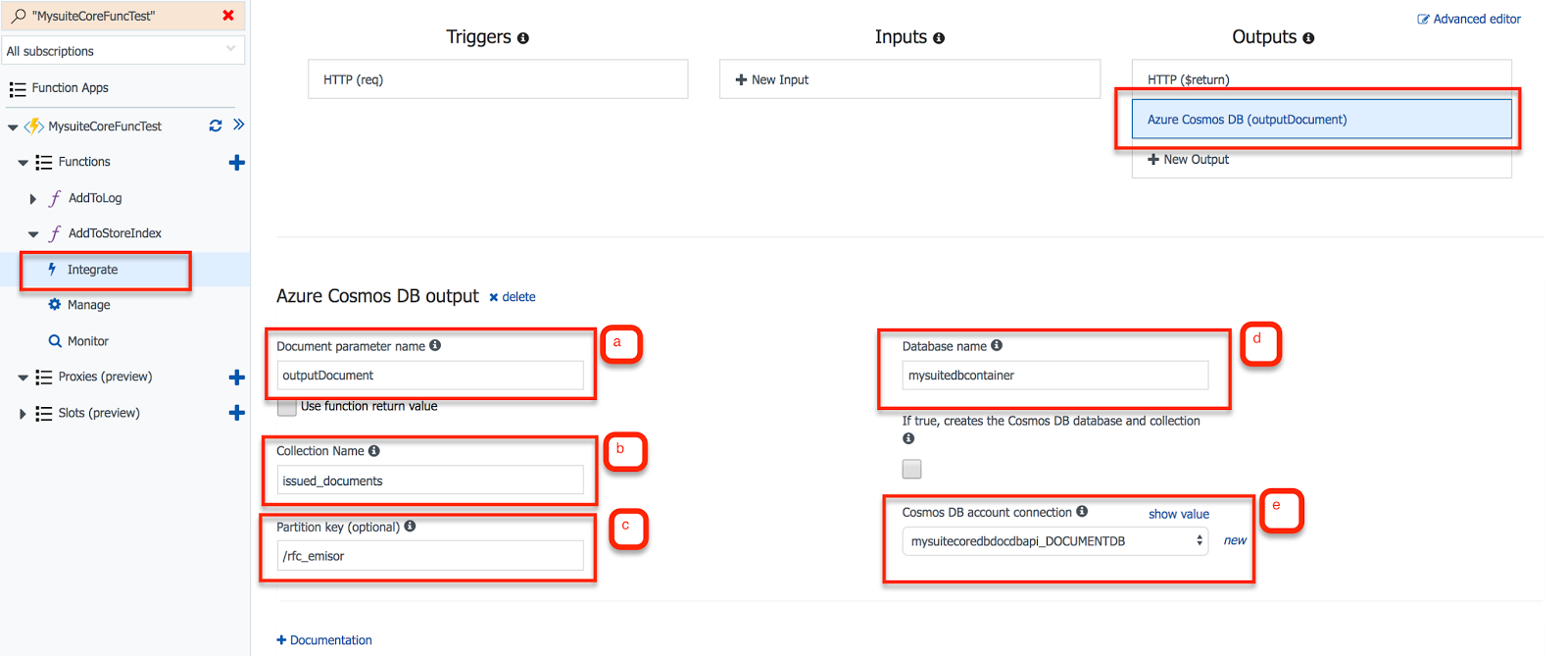 Inserting Data With Azure Functions In Cosmosdb