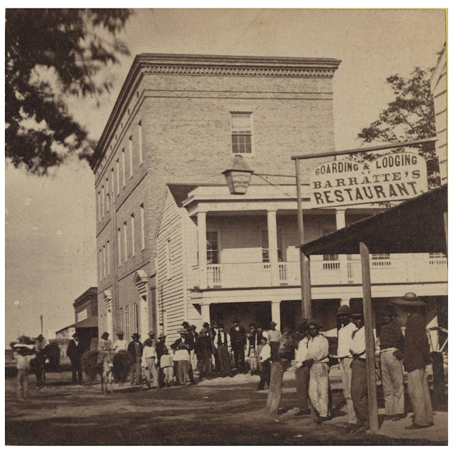 Brownsville Station: ca 1866 Brownsville, Texas - Barrate's Restaurant ...