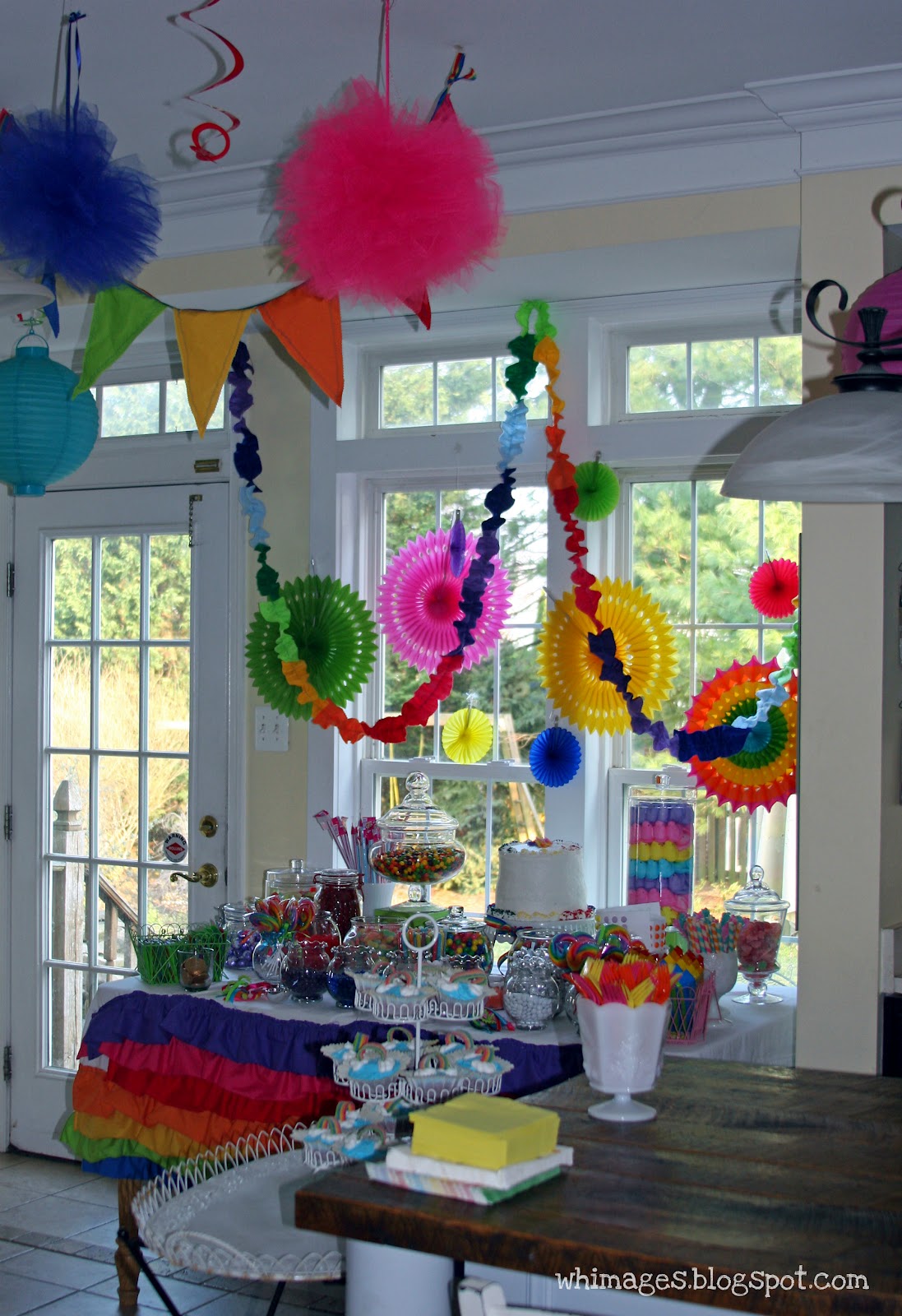 WHIMAGES: Rainbow Birthday Party