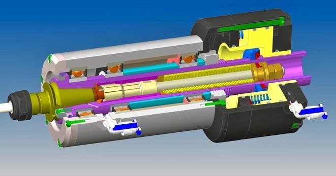 Tool change spindle || Download free 3D cad models #100098