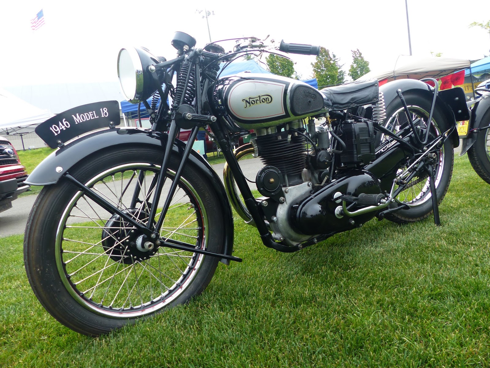 OldMotoDude: 1946 Norton Model 18 on display at 2016 "The Meet ...