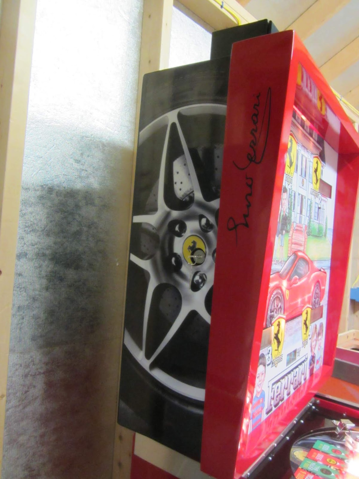 GameroomPinball.com: Custom Ferrari Pinball