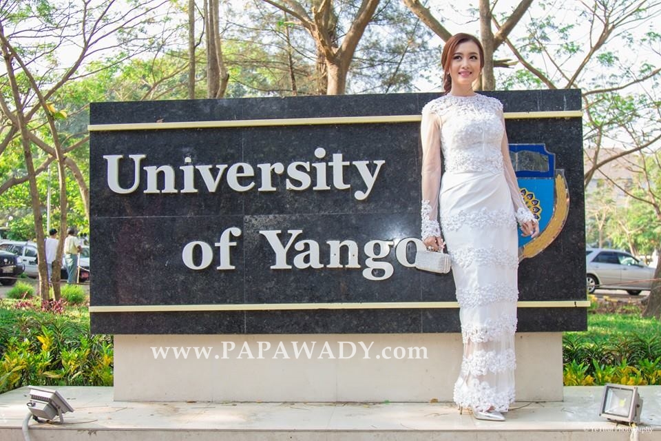 Yu Thandar Tin - Beautiful Myanmar Lady on Graduation Day