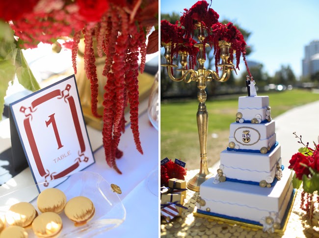 San Diego Style Weddings: Table Design Tuesday: Salute to the Military
