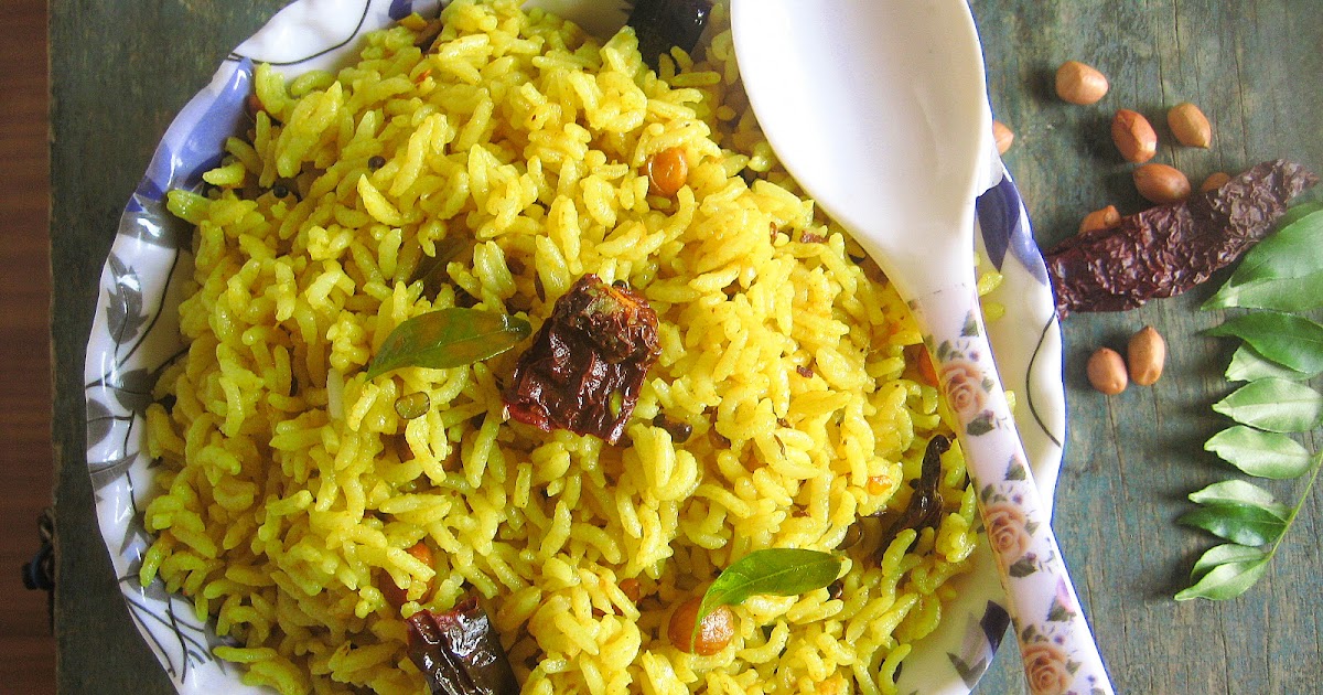 madhuri's kitchen: pulihora making / pulihora recipe