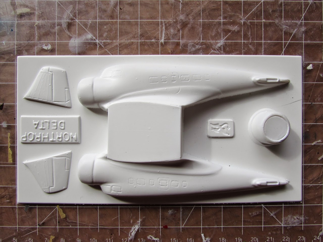 Northrop Delta (1/72 scale Williams Bros Gamma + Esoteric Models ...