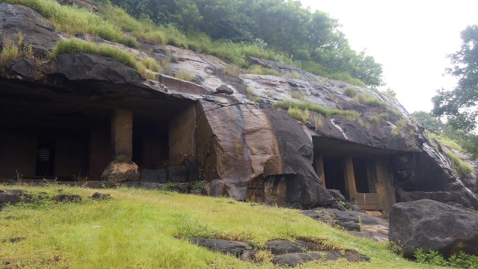 Kude Caves located in Rahatgad in Tala Taluka in Raigad district in ...