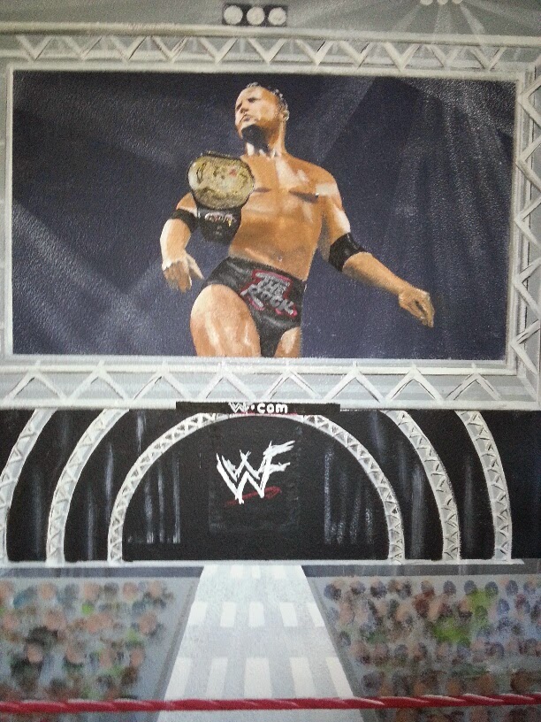 NWK to MIA: Wrestling Fan’s Bedroom Looks Like Monday Night’s Raw Set