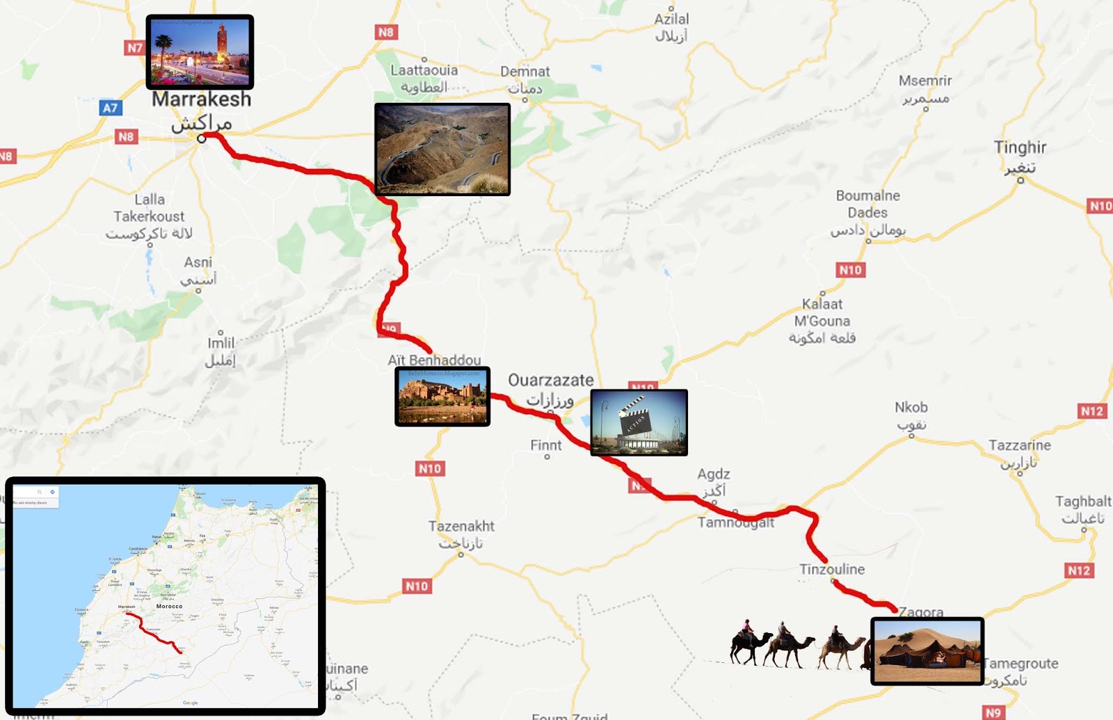 2 days desert tour from Marrakech to Zagora ~ Hyper Morocco Tours