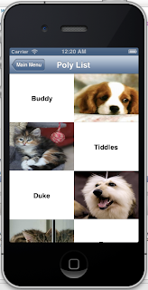 Forwards: Work In Progress - MvvmCross lists sample